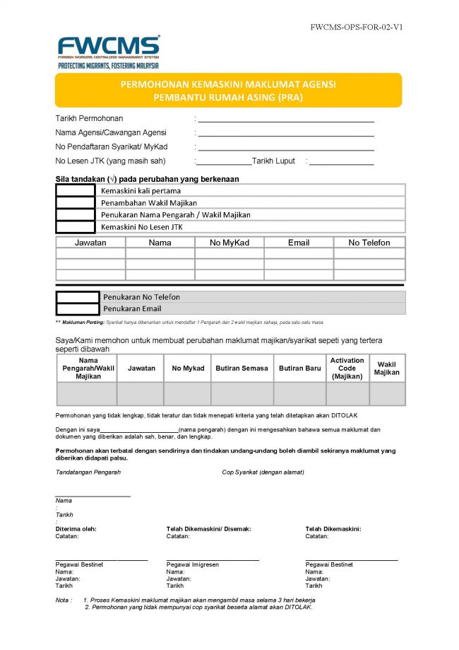 form – FWCMS®