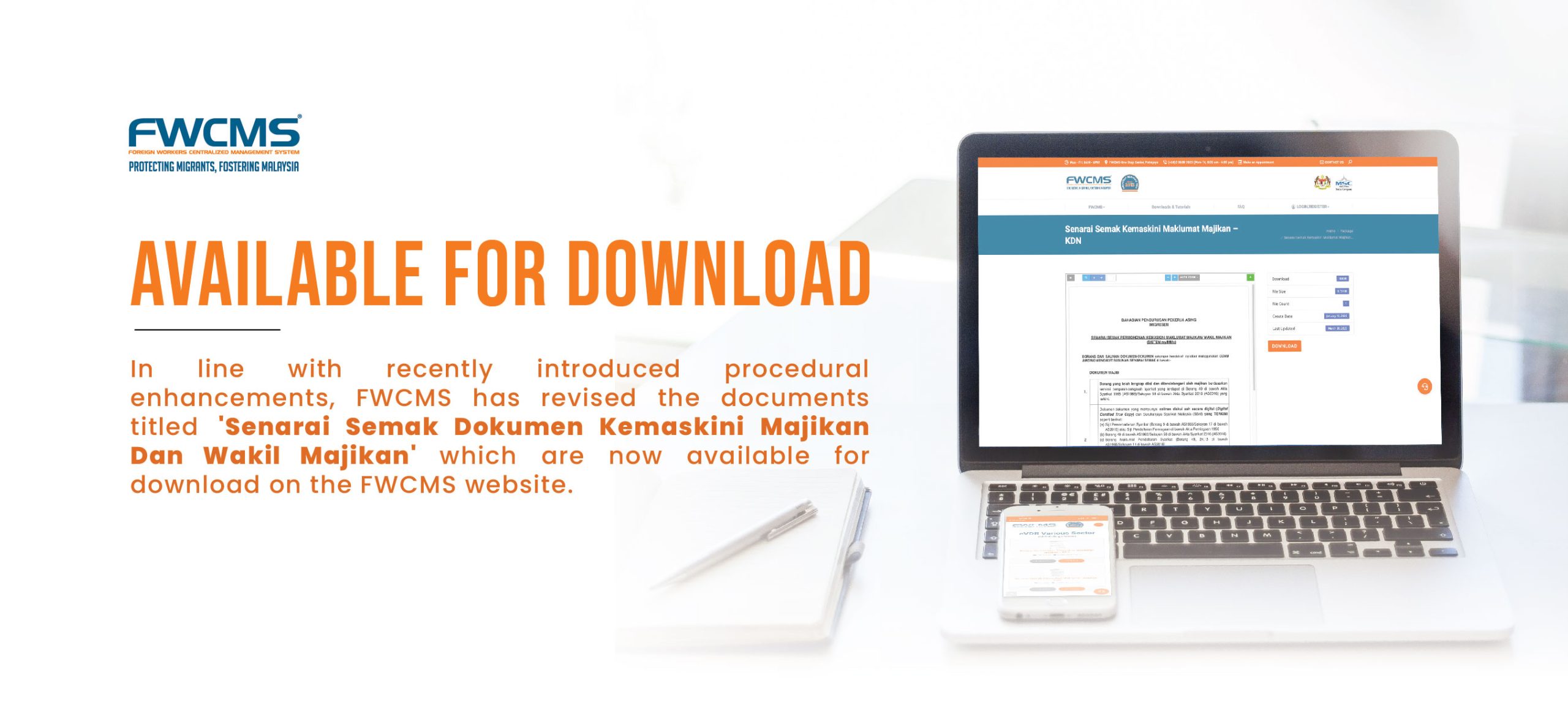 FWCMS® – Foreign Workers Centralized Management System